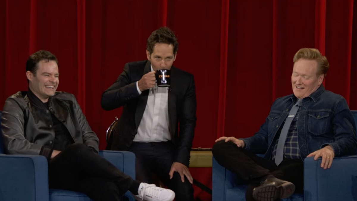 Paul Rudd pranker Conan O’Brien en sidste gang, og det er helt vemodigt ...